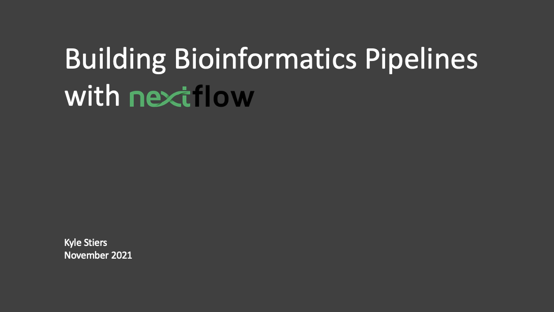 Introduction to Nextflow // Bioinformatics and Analytics Core ... Introduction to Nextflow // Bioinformatics and Analytics Core ...